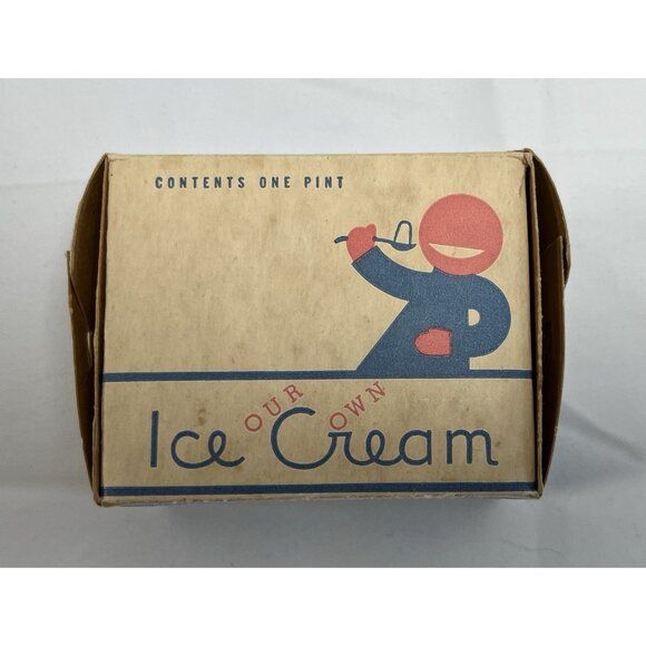 Accents | Vintageretro Our Own Ice Creamone Pint Carton Ad Cool ...
